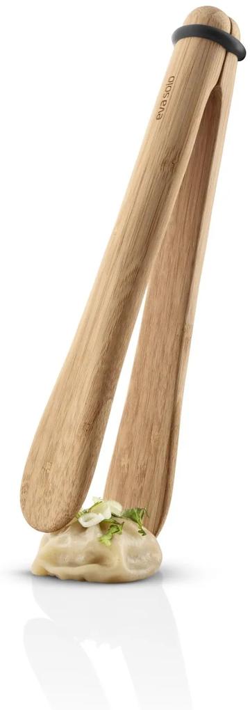 Eva Solo Servírovací kleště Bamboo 24,5 cm, přírodní barva, dřevo