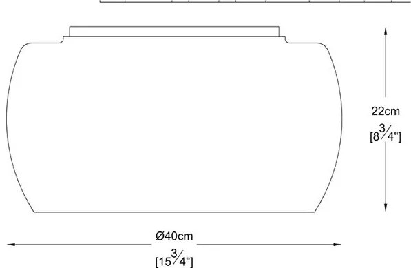 Zuma Line Stropní svítidlo CRYSTAL ø 40 cm