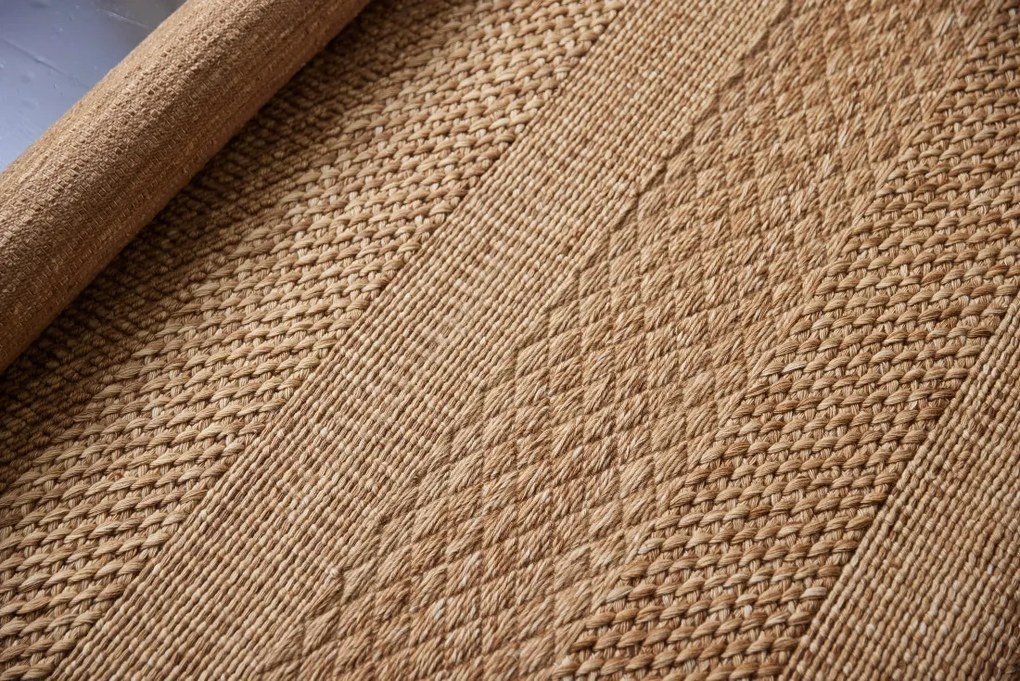 Diamond Carpets India, Ručně vázaný kusový koberec Golden Rugtriever DESP P94 Golden, 200x290, hnědá, chodba / předsíň