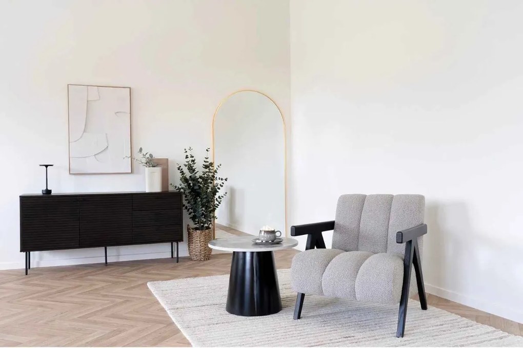 Designová komoda Adhara 150 cm kouřová hnědá