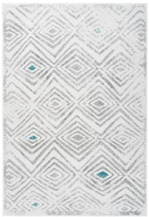 Kusový koberec Vancouver 410 bílá / šedá  120 x 170 cm