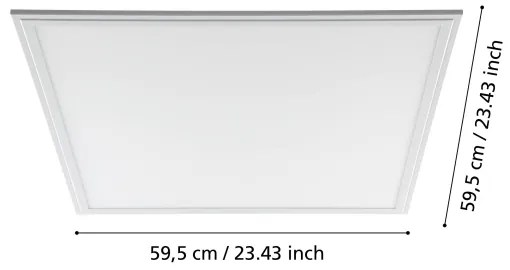 Eglo 96153 - LED stropní panel SALOBRENA LED/40W/230V