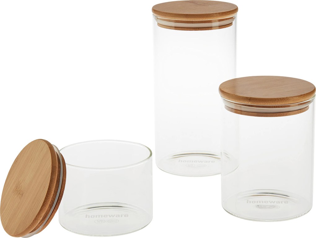 XXXLutz SADA DÓZ NA POTRAVINY 3dílné Homeware Profession. - Dózy na potraviny - 0061510021