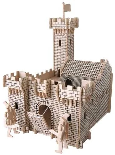 Woodcraft construction kit Woodcraft Dřevěné 3D puzzle hrad I