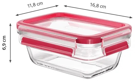 Dóza Tefal Master Seal Glass N1040510 obdelníková 0,45 l