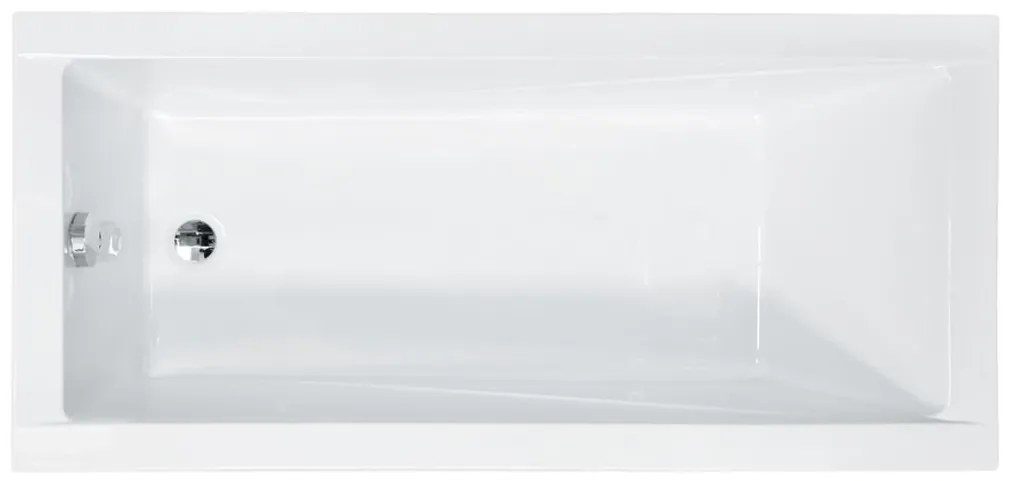 Besco Modern obdélníková vana 170x70 cm bílá #WAM-170-MO