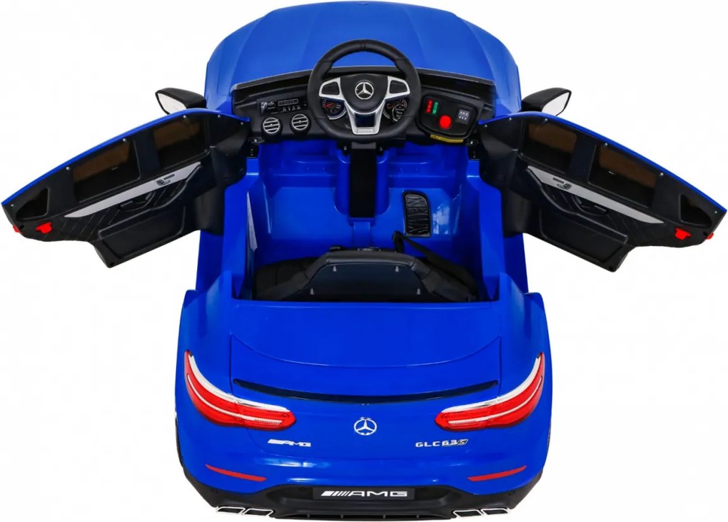 Ramiz Elektrické autíčko Mercedes Benz GLC63S SUV pro děti modré + dálkové ovládání