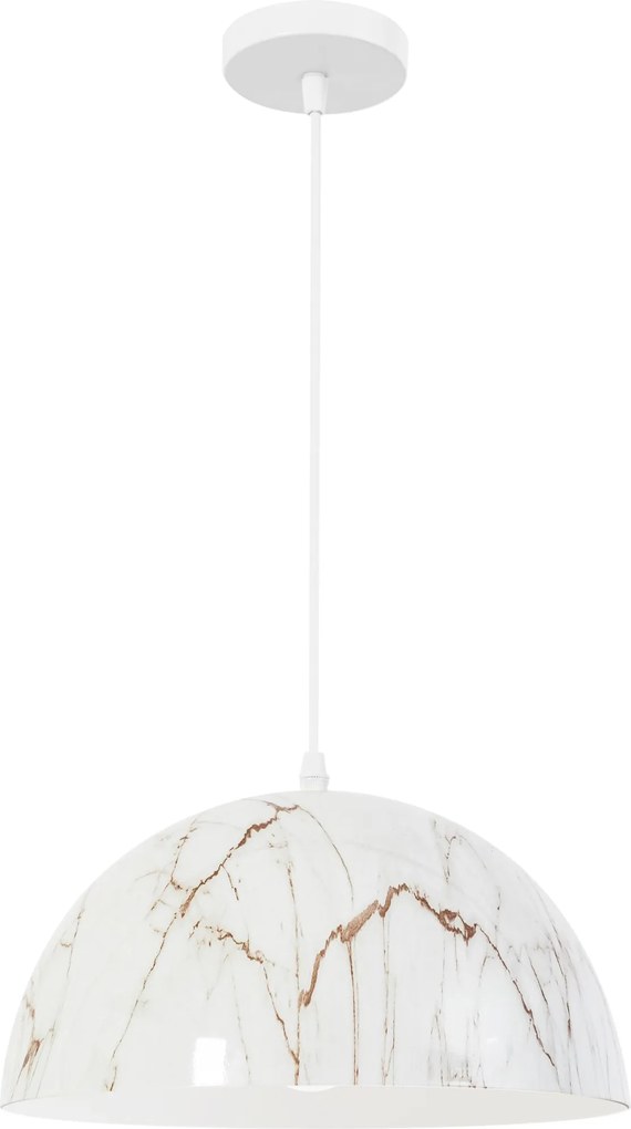 Toolight Toolight, závěsná lampa APP911-1CP Marble, imitace kamene, OSW-06620