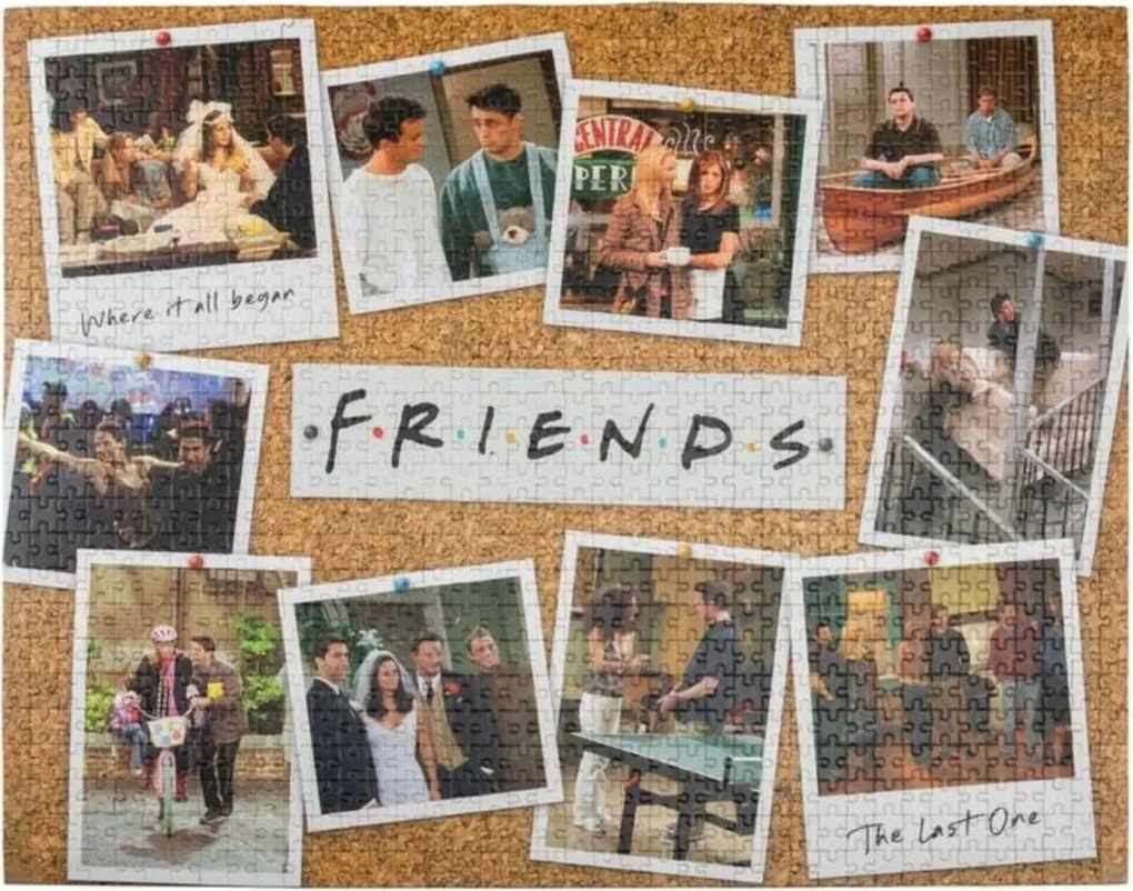 _Ostatní 1_ PALADONE Puzzle Přátelé (Friends) 76x61cm skládačka 1000 dílků pp7526fre