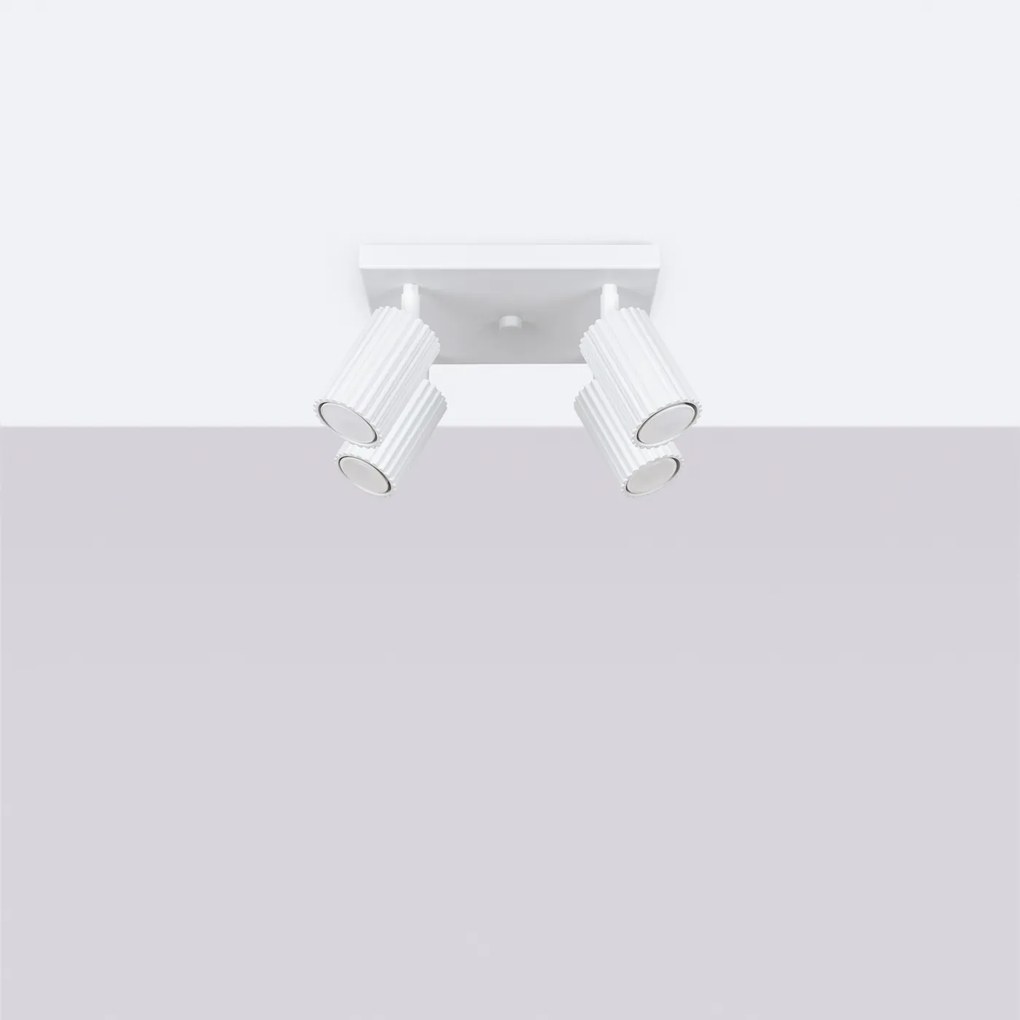 Sollux Lighting Stropní svítidlo KARBON 4 bílé