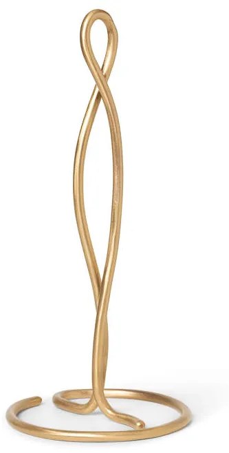 Ferm Living Držák na kuchyňské utěrky Curvature, brass