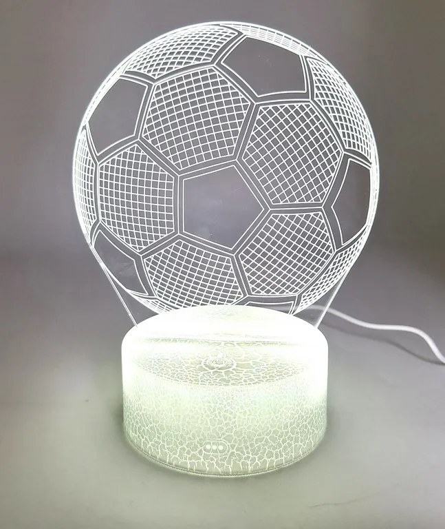 Madrid Magnificence Noční lampa - Fotbal - 3 barvy - P107