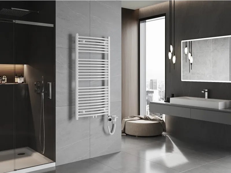 Mexen Ares, elektrické topné těleso 1200 x 600 mm, 600 W, bílá, W102-1200-600-6600-20