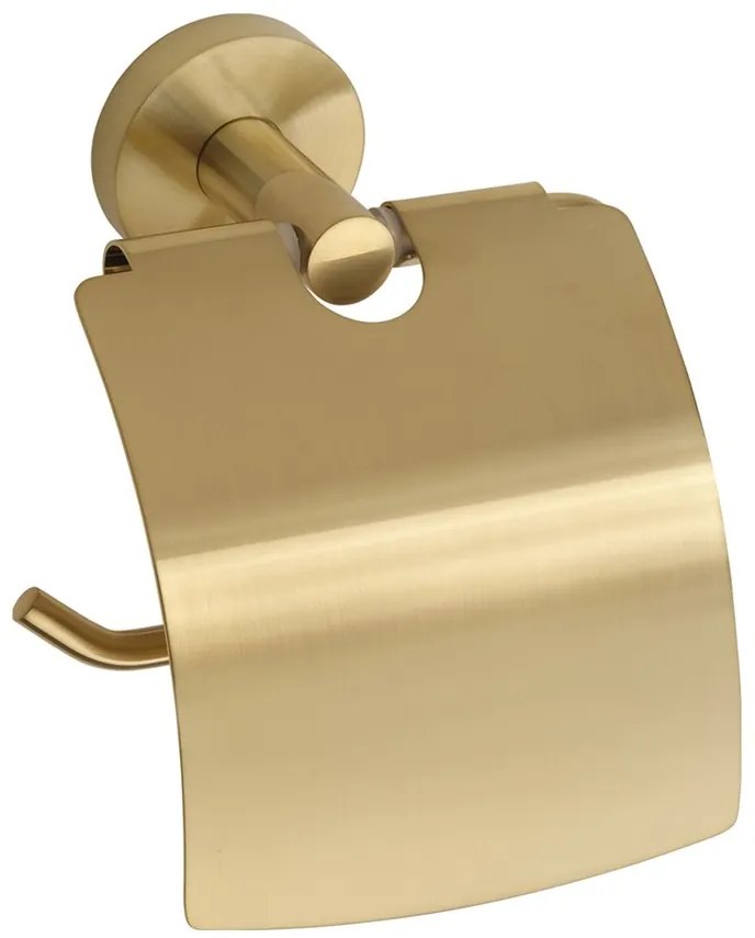 Sapho, X-ROUND GOLD držák toaletního papíru s krytem, zlatá, XR732GB