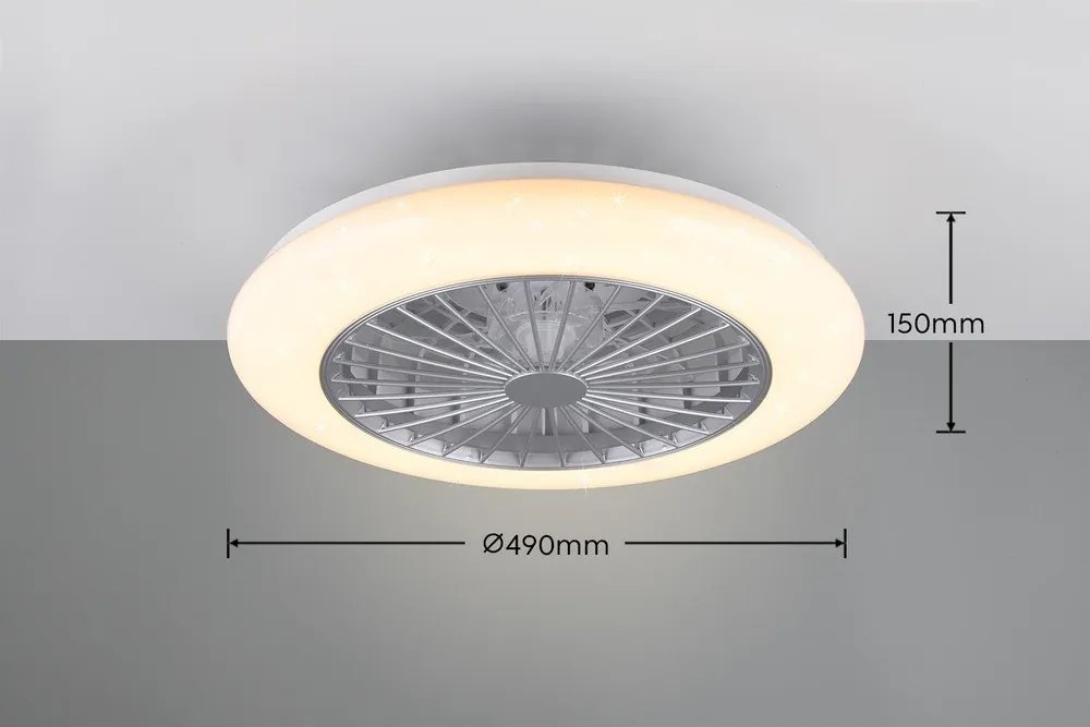 Bílé LED stropní svítidlo Stralsund – Reality