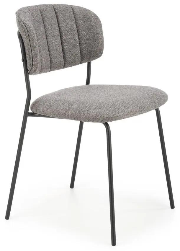 Jídelní židle Zalar, šedá / černá