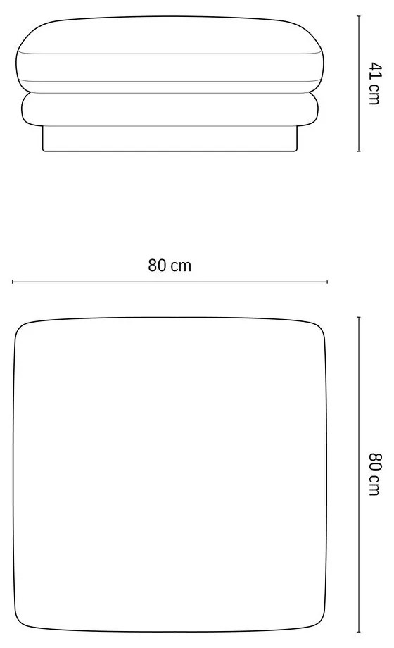 Bílá podnožka Torino – Micadoni Home