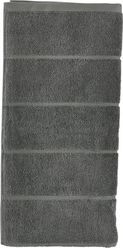 Tmavě zelený froté bavlněný ručník 50x100 cm Sauna – Zone