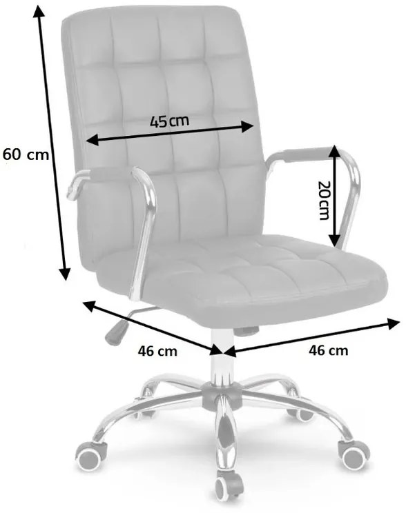 Gordon G401 Kancelářská židle EKO kůže černá