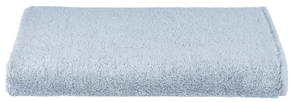 Bavlněný ručník na ruce PURE s úzkou bordurou 50 x 100 cm, světle modrá