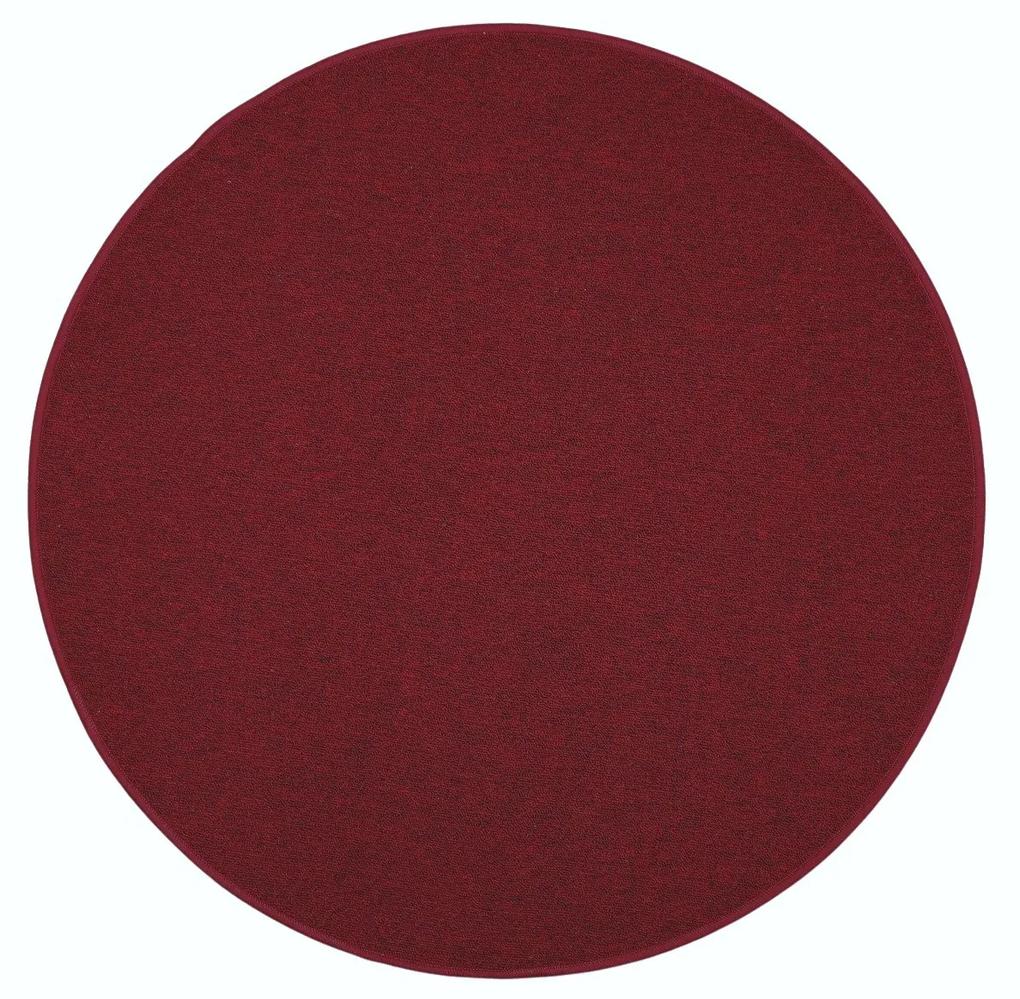 Vopi koberce Kusový koberec Astra červená kruh - 400x400 (průměr) kruh cm