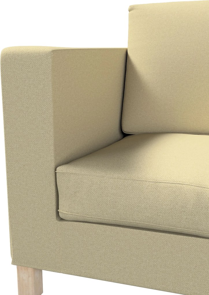 Potah na pohovku IKEA Karlanda 2-místná, krátký barva zelená látka pletený vzor
