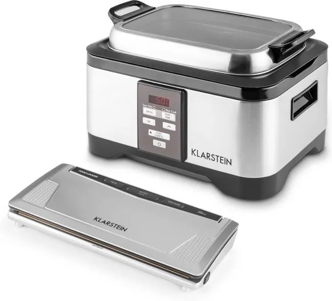 Klarstein Tastemaker Sous-vide Garer, 550 W, 6 l, elektrický hrnec, stříborný