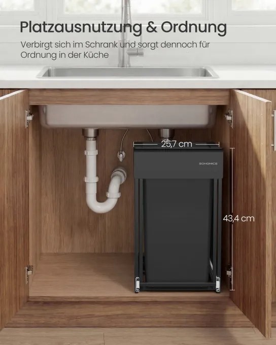 Výsuvný odpadkový koš do kuchyňské skříňky LTB920BZ01