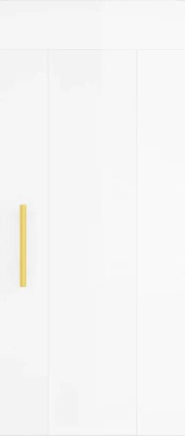 vidaXL Skříň highboard 34,5 x 34 x 180 cm kompozitní dřevo [3200185] Barva: kouřový dub