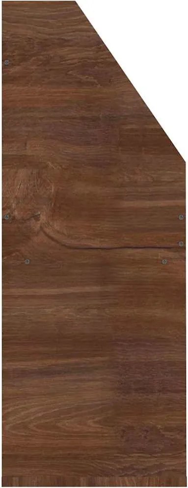 Dětský regál na časopisy hnědý dub 71 x 30 x 78,5 cm kompozit 339528