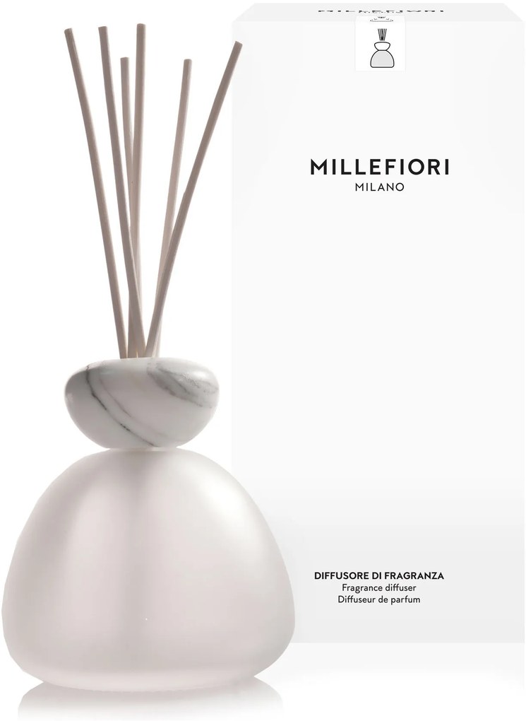 Millefiori milano air design marble white matné sklo 350 ml