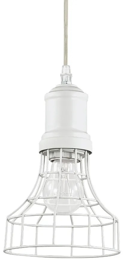 Závěsné svítidlo Ideal Lux Cage SP1 plate 122632 15,5cm hranaté