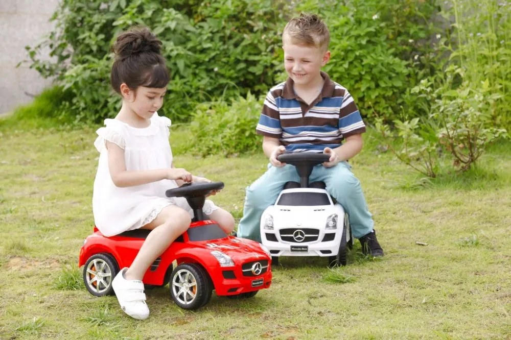 ECOTOYS Dětské odrážedlo Mercedes SLS, červená 332 CZERWONY