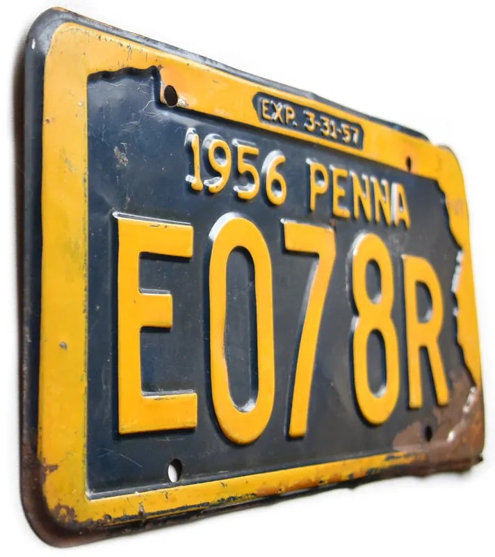 Americká SPZ Pennsylvania 1956 Penna E078R