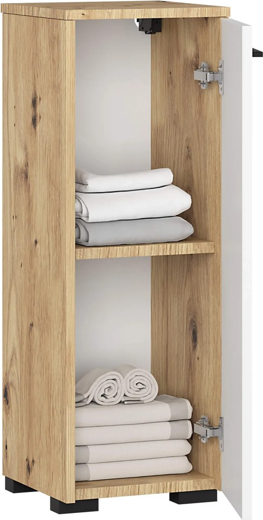 Koupelnová skříňka Fin S30 1D 30 cm dub - výběr z 4 provedení