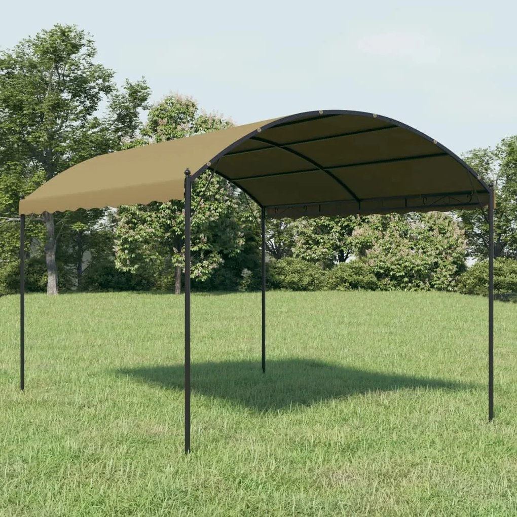 Altán 4 x 3 x 2,6 m taupe 180 g/m² 312217