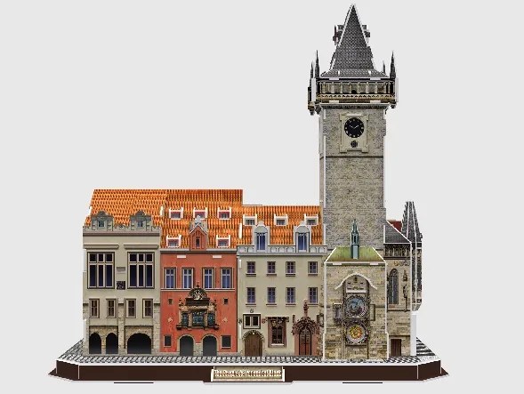 CubicFun - Puzzle 3D Staroměstský orloj - 137 dílků
