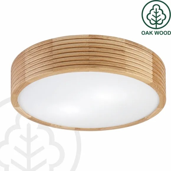 Brilagi - LED Stropní svítidlo CARVALHO MODERN 2xE27/60W/230V pr. 37,5 cm dub