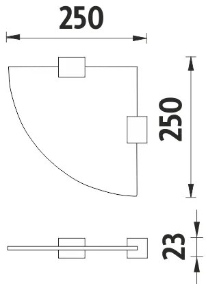 Nimco Rohová police KIBO černá -