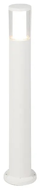 Moderní venkovní tyč bílá 80 cm IP55 vč. GU10 3stupňové stmívatelné - Carlo