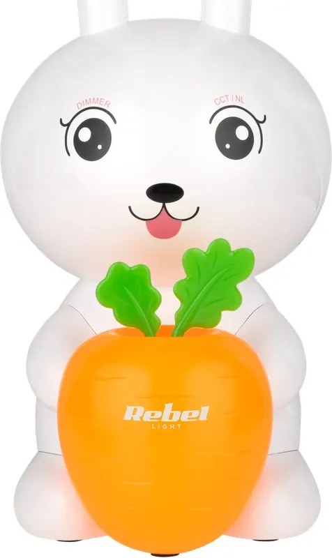 Stolní lampa dětská s regulací REBEL KOM1024, králík