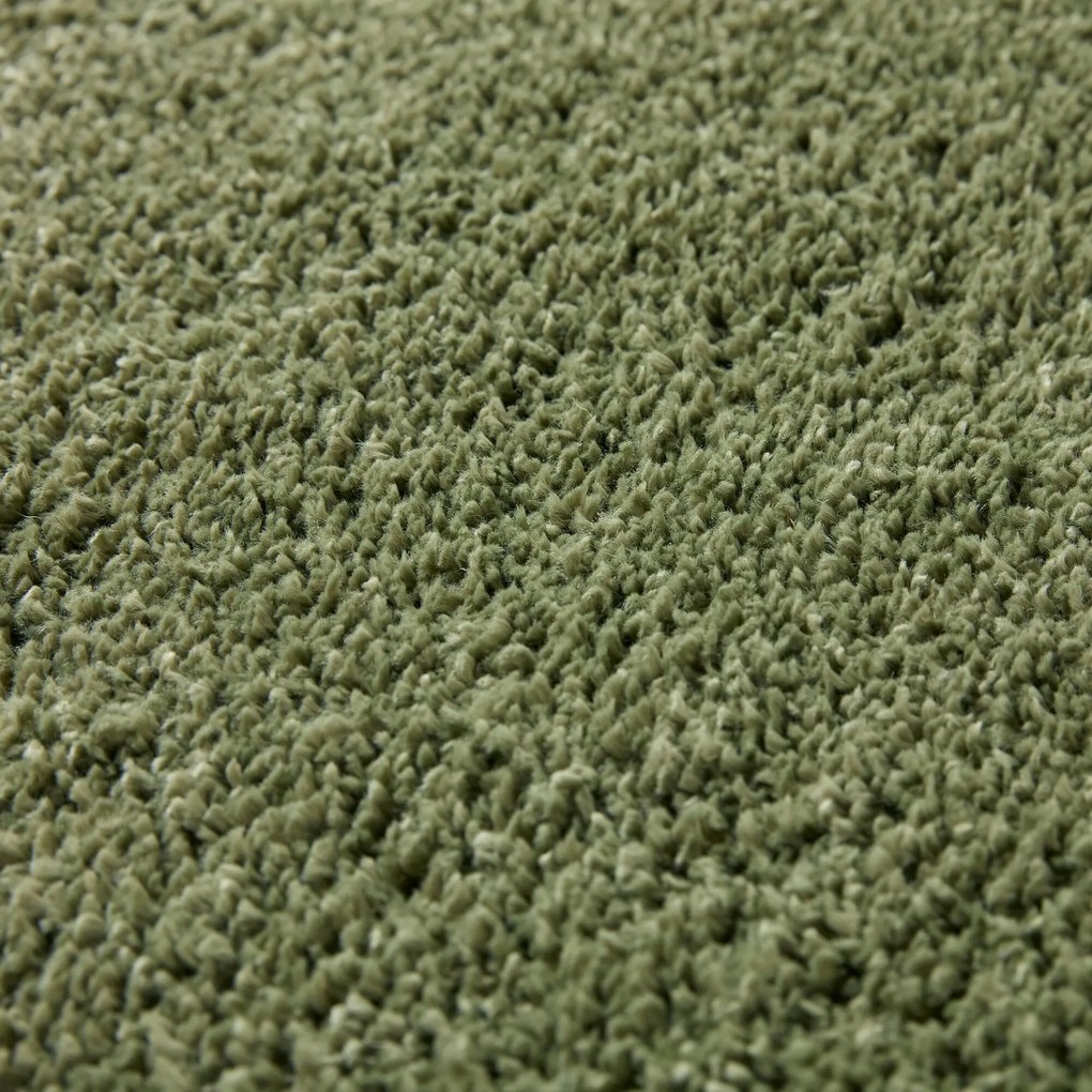 Flair Rugs, Kusový koberec Shaggy Teddy Olive, 160x230, zelená, ložnice