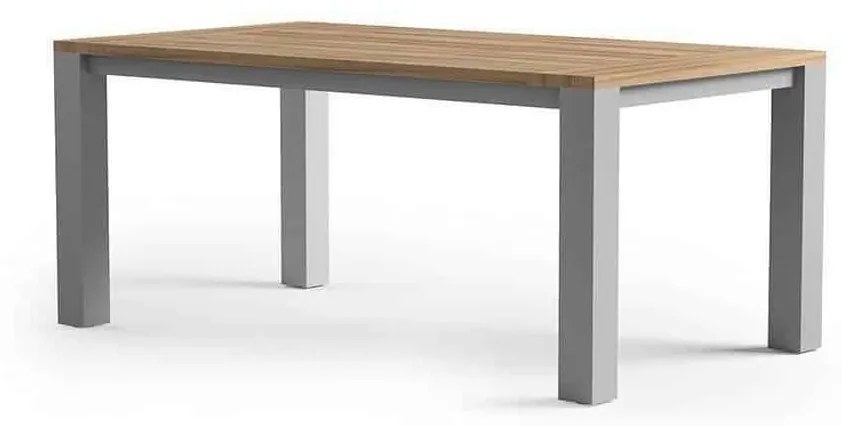 Zumm Garden Furniture® Zahradní stůl MADRIT teak/hliník šedý