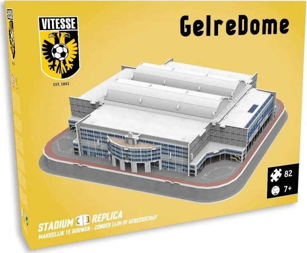 3d puzzle stadium 3d replica 3d puzzle stadion gelredome - fc vitesse 82 dílků
