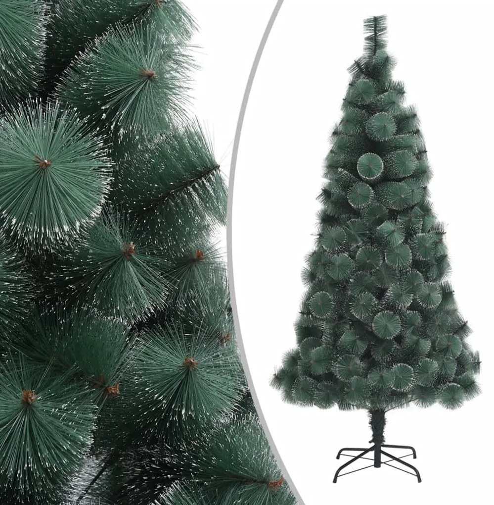 Umělý vánoční stromeček se stojanem zelený 240 cm PET 328486