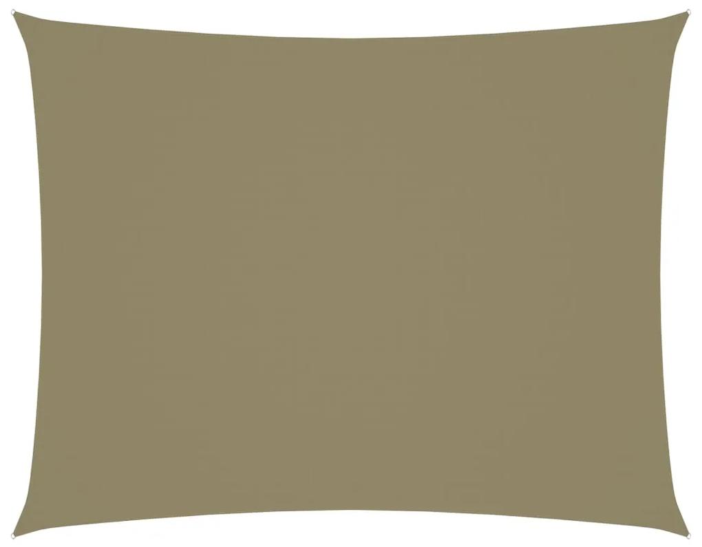 Stínící plachta oxfordská látka obdélníková 5 x 6 m béžová,  135164