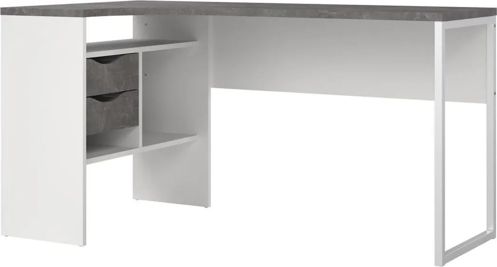 FALCO Psací stůl Felix 118 bílá/beton