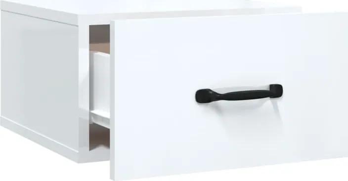 vidaXL Nástěnný noční stolek 35 x 35 x 20 cm [812864] Barva: Bílá