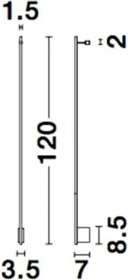 Nástěnné LED svítidlo NOVA LUCE GROPIUS 20W 3000K 9081120