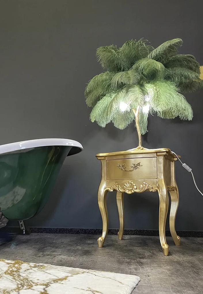 Waterfall Stolní designová lampa Ostrich Olive Green